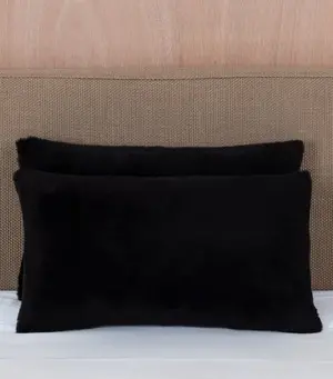 Frette Shearling Cushion Cover - Brown