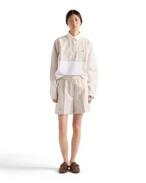 Prada Chambray Shorts