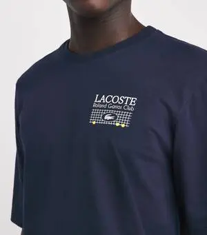 Lacoste X Roland-garros Cotton Logo T-shirt