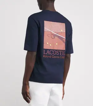 Lacoste X Roland-garros Cotton Logo T-shirt
