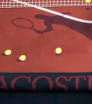 Lacoste X Roland-garros Cotton Logo T-shirt