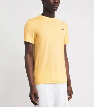 Lacoste Technical Logo T-shirt - Yellow