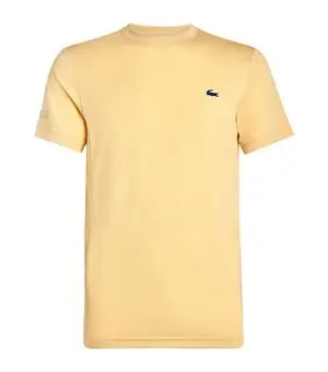 Lacoste Technical Logo T-shirt - Yellow