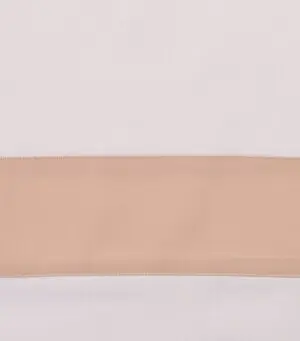 Frette Cotton Breeze Border King Duvet Cover - Pink