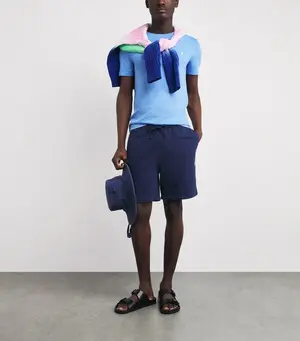 Polo Ralph Lauren Cotton Custom-fit Polo Pony T-shirt - Blue