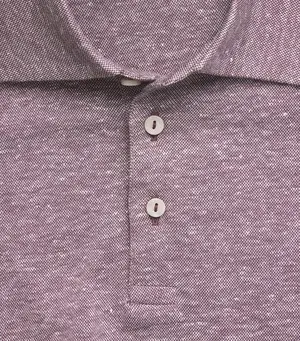 Eton Cotton Polo Shirt - Purple
