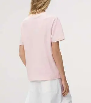 Loewe X Paula's Ibiza Embroidered Anagram T-shirt - Pink