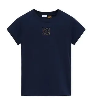 Loewe X Paula's Ibiza Cotton-blend T-shirt - Navy