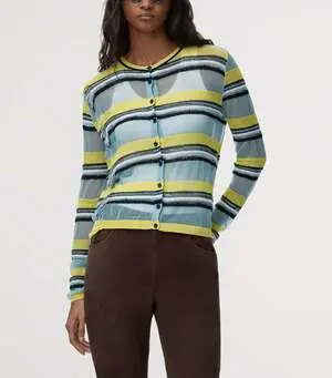 Loewe X Paula’s Ibiza Striped Cardigan - Orange