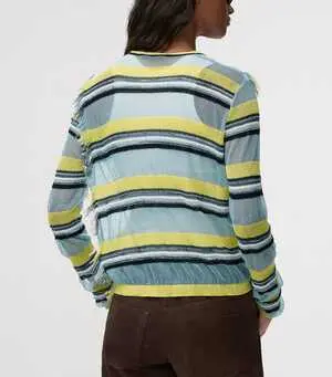 Loewe X Paula’s Ibiza Striped Cardigan - Orange