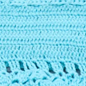 Loewe X Paula's Ibiza Crochet Midi Skirt - Turquoise