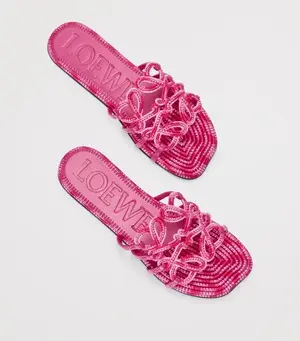 Loewe X Paula's Ibiza Anagram Slides - White
