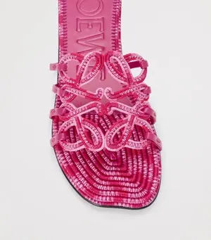 Loewe X Paula's Ibiza Anagram Slides - White