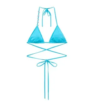 Loewe X Paula’s Ibiza Logo Bikini Top - Black