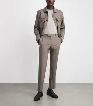 Corneliani Techwool Straight Trousers