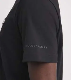 Moose Knuckles Cotton Crescent T-shirt - Black