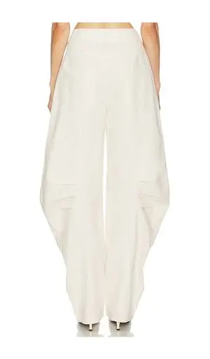 ROTATE BY BIRGER CHRISTENSEN Linen Blend Suiting Pants