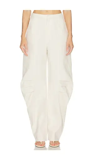 ROTATE BY BIRGER CHRISTENSEN Linen Suiting Pants