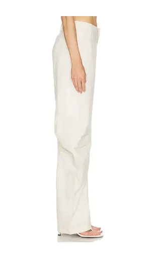 ROTATE BY BIRGER CHRISTENSEN Linen Suiting Pants