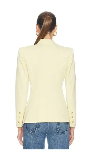 L'Agence Kyomi Double Breasted Blazer - Lemon