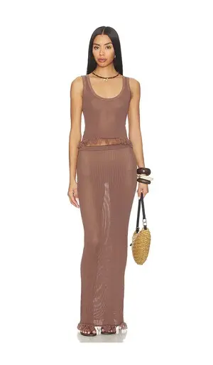 SNDYS. Priya Crochet Top