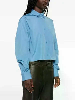 Loewe Anagram-embroidered Shirt - Blue