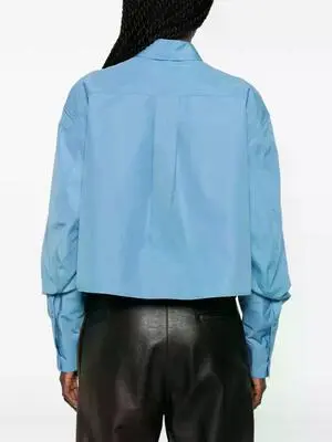 Loewe Anagram-embroidered Shirt - Blue