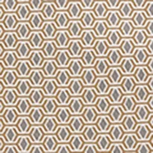 Eton Silk Geometric Neck Tie - Beige