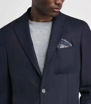 Eton Reversible Jacquard Pocket Square