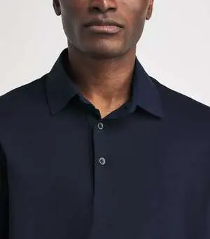Herno Cotton Jersey Crepe Polo Shirt