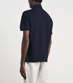 Herno Cotton Jersey Crepe Polo Shirt