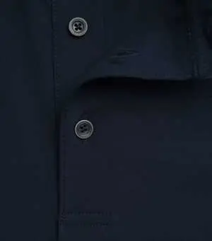 Herno Cotton Jersey Crepe Polo Shirt