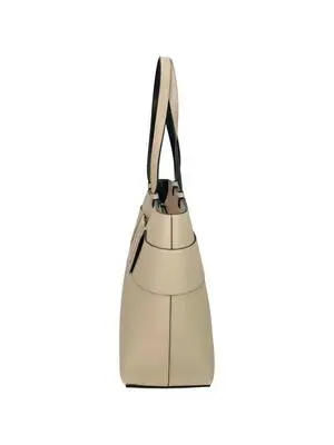 Armani Exchange Logo-plaque Tote Bag - Neutrals