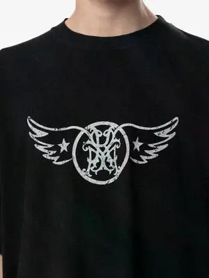 KAMIYA Graphic-print T-shirt - Black