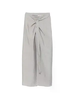 RAME Tie-detail Midi Skirt