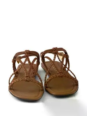 Prada Leather Flat Sandals