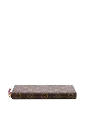 LOUIS VUITTON Clemence Wallet Monogram Canvas Small Wallets