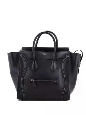 Celine Luggage Bag Grainy Leather Mini Tote