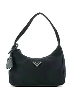 Prada Re-edition 2000 Tessuto Mini Hobo Bag - Green