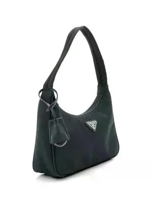 Prada Re-edition 2000 Tessuto Mini Hobo Bag - Green