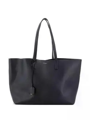 Saint Laurent Shopper Large Tote Bag Leather - Black