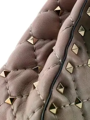 Valentino Garavani Rockstud Spike Flap Bag Quilted Leather Medium