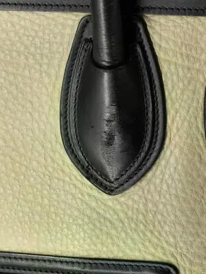 Celine Tricolor Luggage Mini Tote Bag - Black
