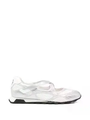 Ash Mesh Panelled Crossover-strap Sneakers