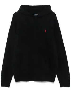 Polo Ralph Lauren Polo Pony-embroidered Hoodie - Black