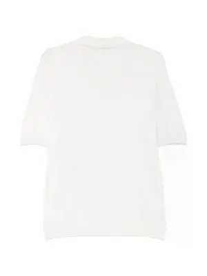 BARBA NAPOLI Fine-knit V-neck T-shirt