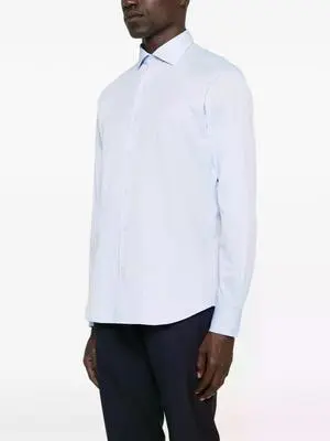 VELA SHOP Long-sleeve Spread-collar Shirt