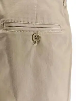 Aspesi Pressed-crease Turn-up Trousers - Neutrals