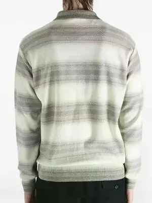 Auralee Striped Cardigan