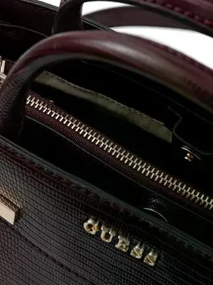 Guess Lizard-effect Tote Bag - Red
